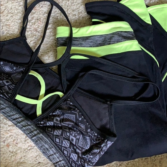 Other | Lime Green And Yellow Athletic Set | Poshmark